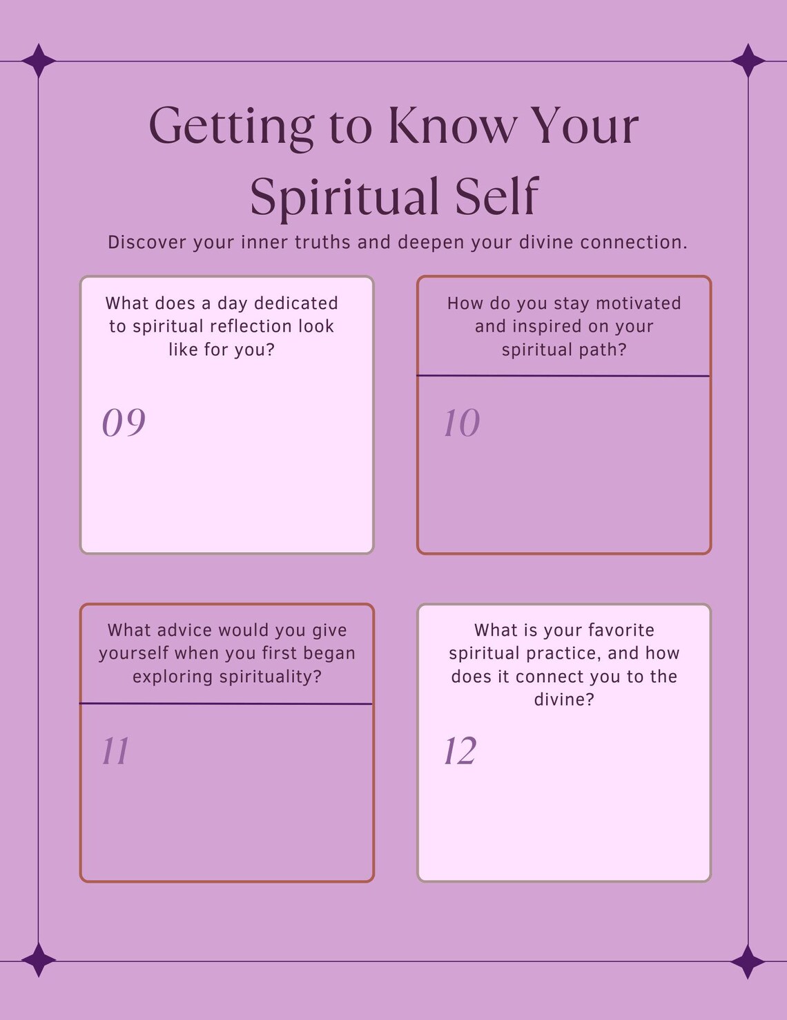 Spiritual Workbook - Etsy