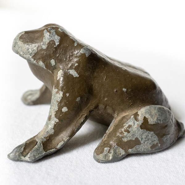 Antique Cast Iron Frog - Etsy