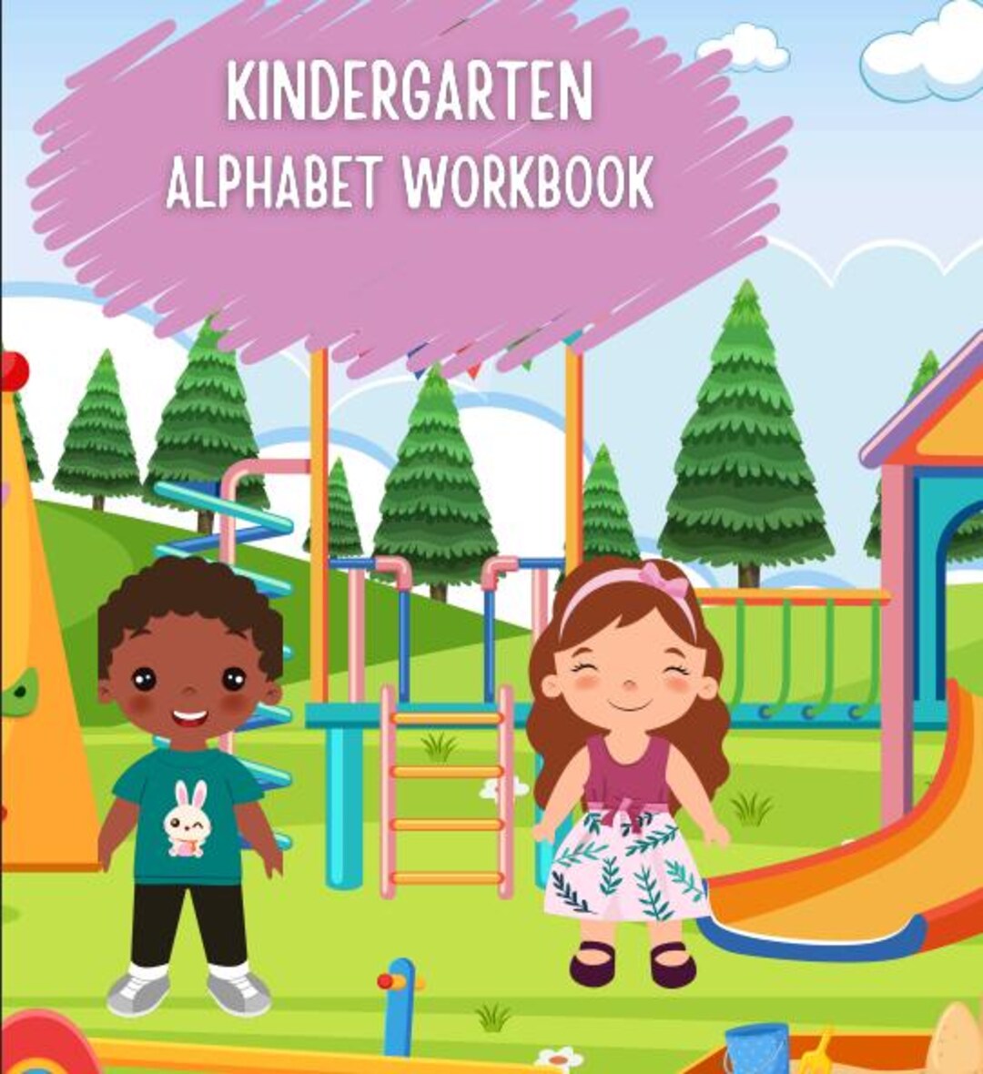 Fun and Colorful Kindergarten Alphabet Workbook - Etsy