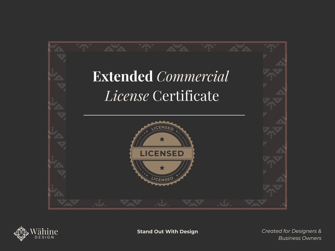 Extended Commercial License – Unlimited End Product Usage (per One ...