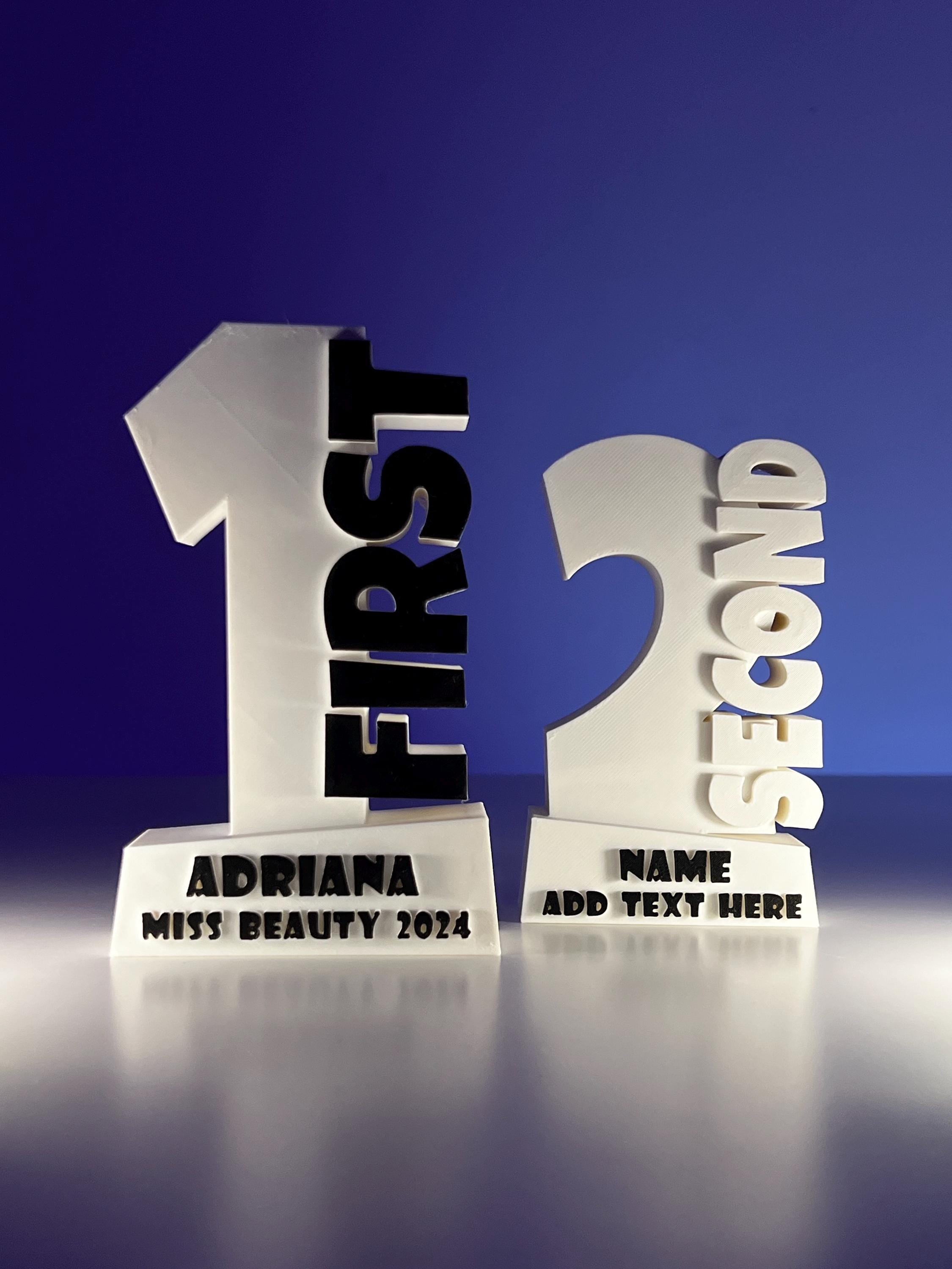Personalized 3D Trophy: Custom Award for Achievements, Comedy, Events ...