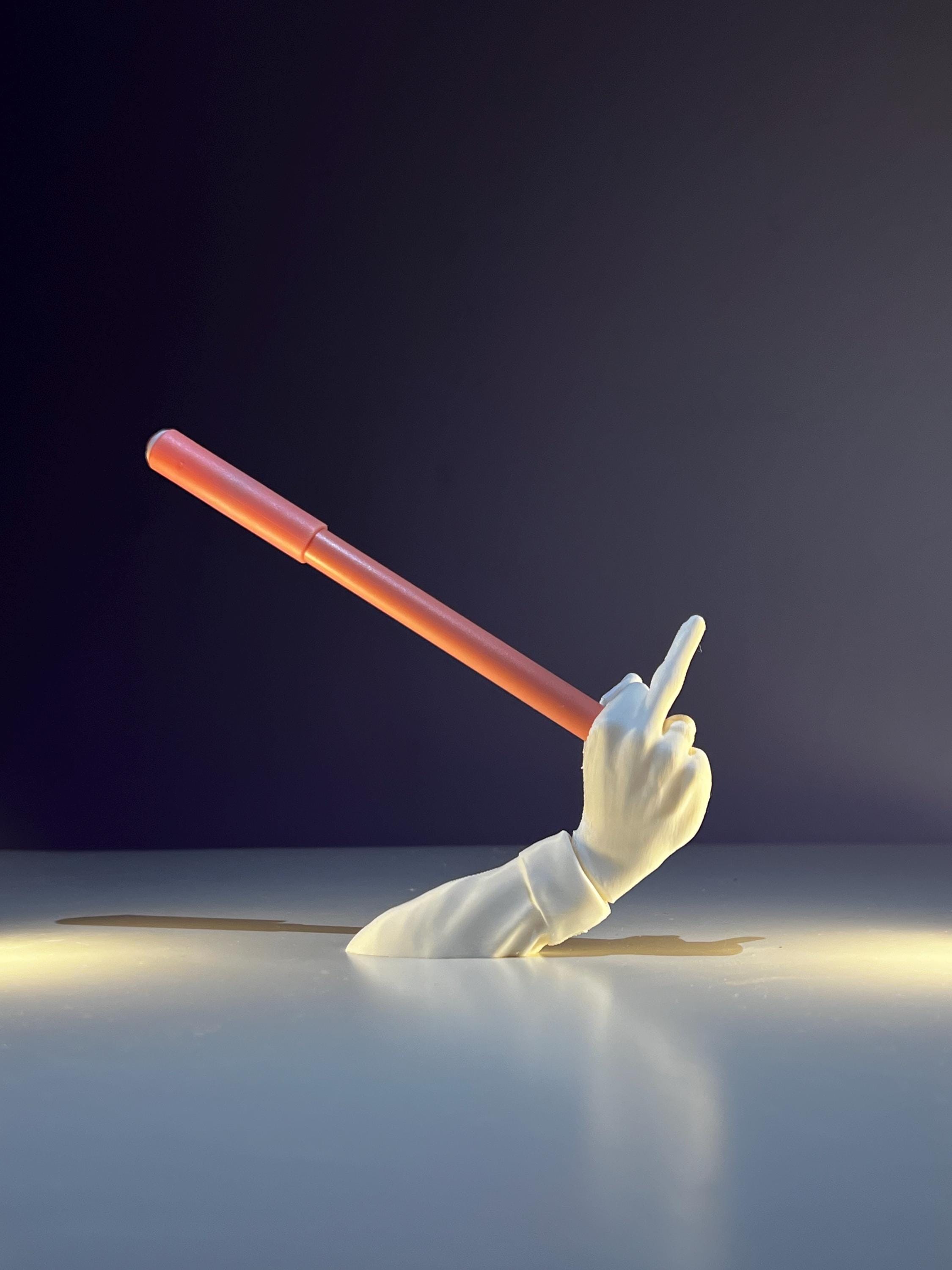 Middle Finger Pen Holder | Desk Decor | Pencil Holder | Desk Storage ...