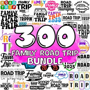 Family Road Trip SVG Bundle: 300+ Designs, Cut Files (digital Download ...