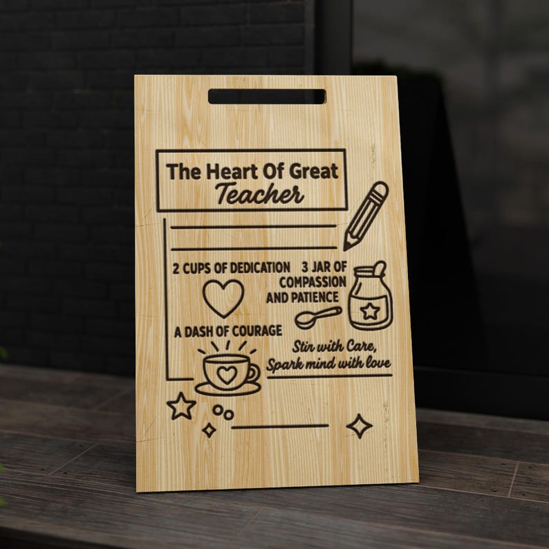 Teacher SVG Bundle: Recipe, Appreciation, Inspire Designs (PNG, Digital ...