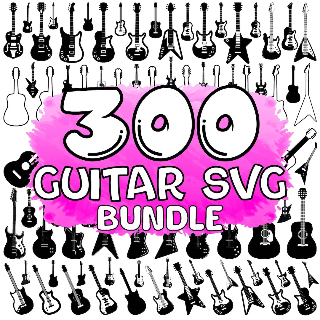 Guitar SVG, Guitar SVG Bundle, Guitar Note Svg, Electric Guitar SVG ...