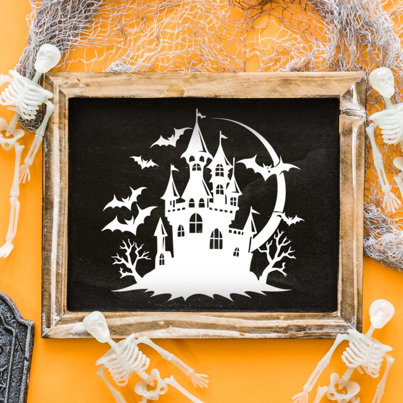 Haunted House SVG Bundle: Halloween Clipart (digital Download) - Etsy