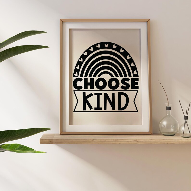 Kindness SVG Bundle: Inspirational Quotes, T-shirt Design (digital ...