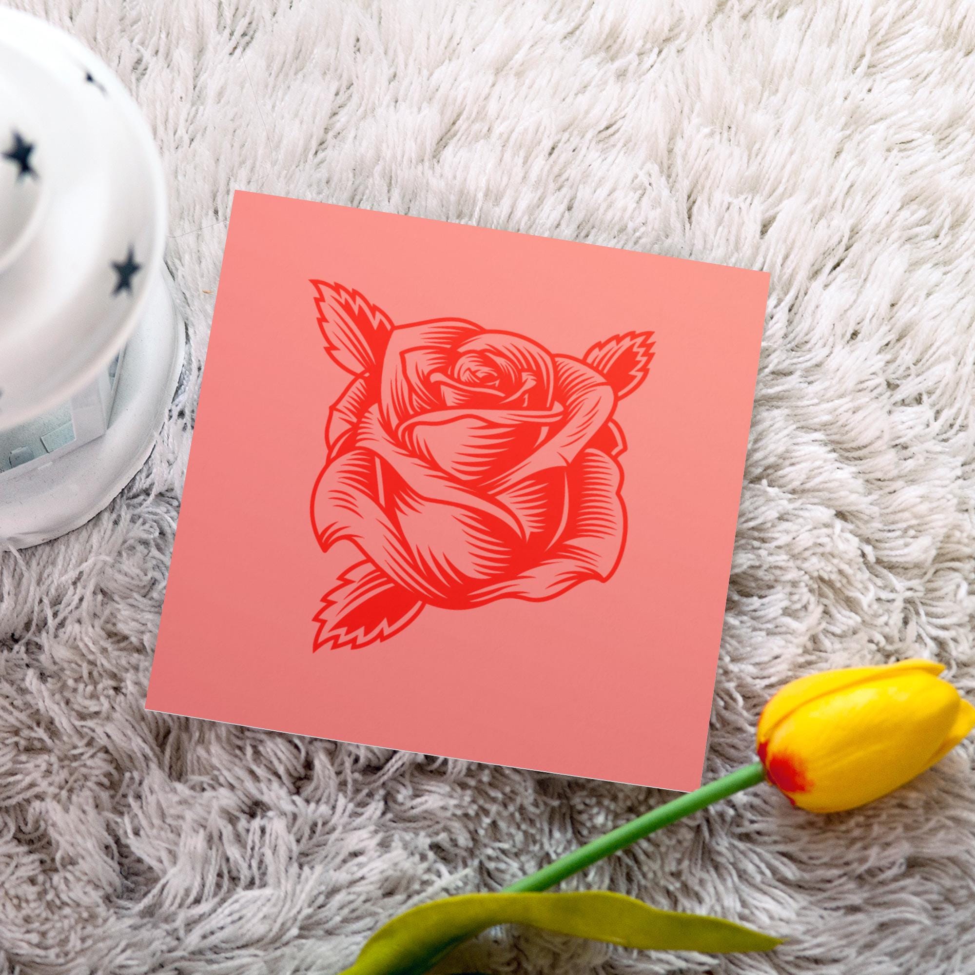 ROSE SVG Bundle, Rose Flower SVG Bundle, Rose Clipart Bundle, Roses ...