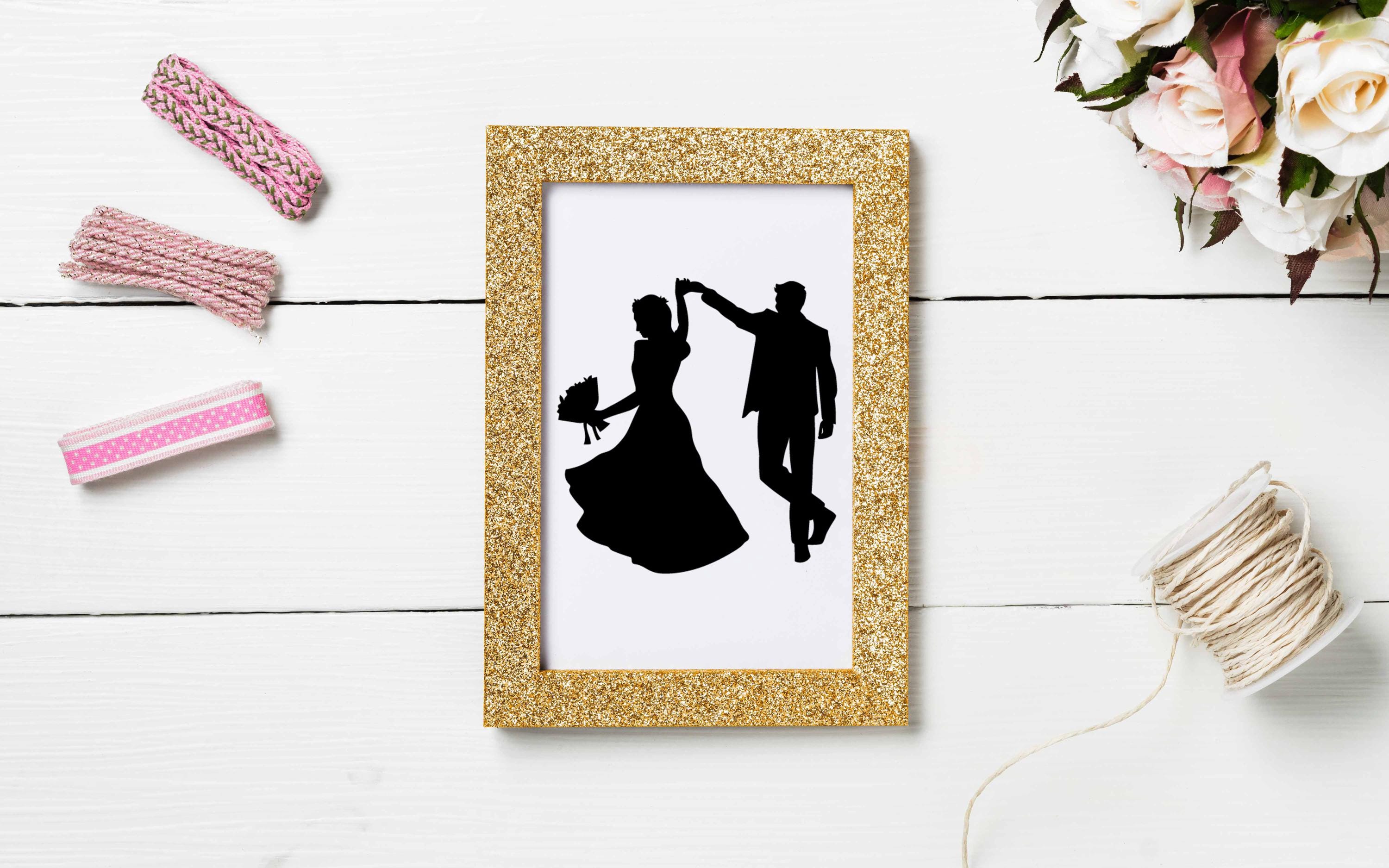 Wedding SVG Bundle, Bride and Groom SVGS, Wedding Symbol Svgs, Weeding ...