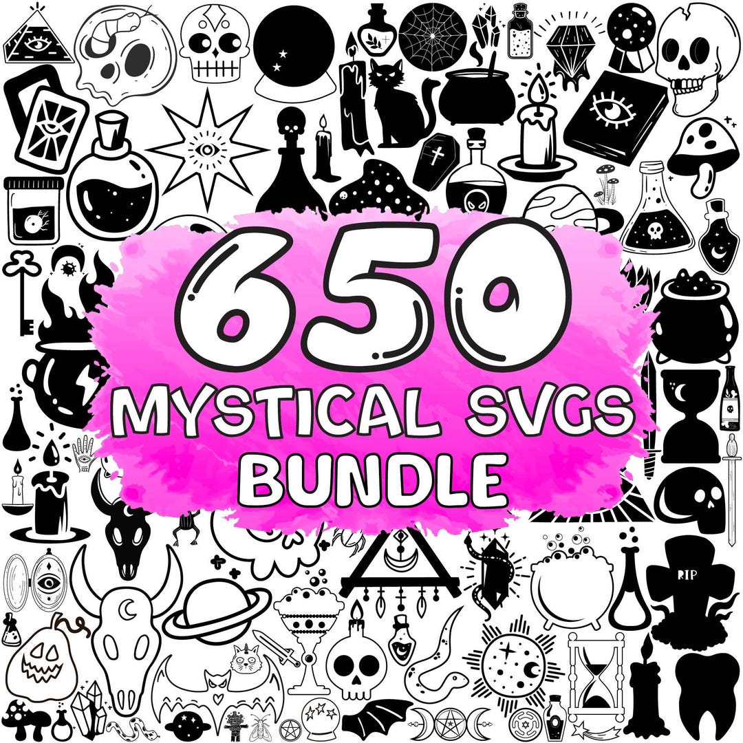 Fantasy SVG Bundle, Boho SVG Bundle, Mystical Svgs Bundle, Zodiac SVG ...