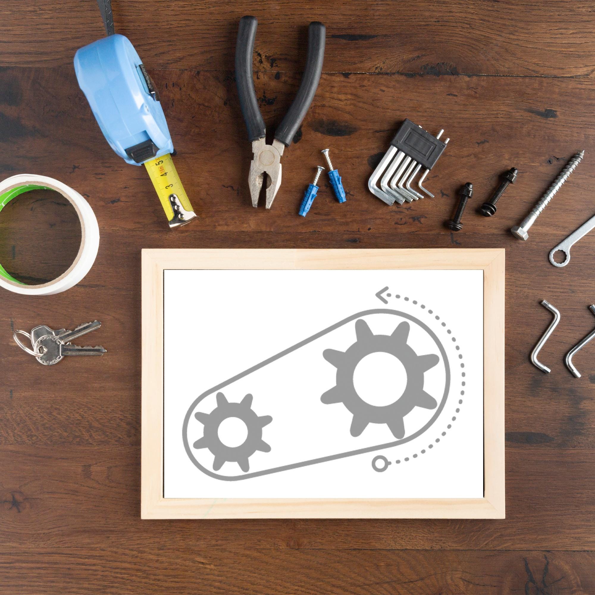 Gears SVG Bundle, Mechanical Gear SVG, Gear Logo Personalized, Wheel ...