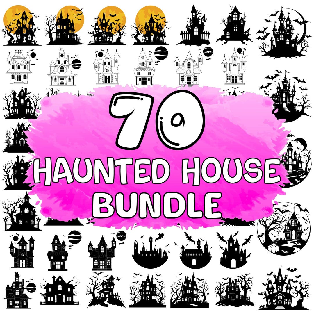 Haunted SVG Bundle, Haunted House SVG Bundle, Halloween SVG, Haunted ...