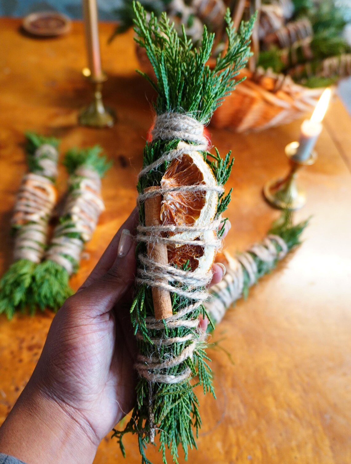 Winter Solstice Cedar Smudge Stick | Smudge Stick | Cedar Stick ...