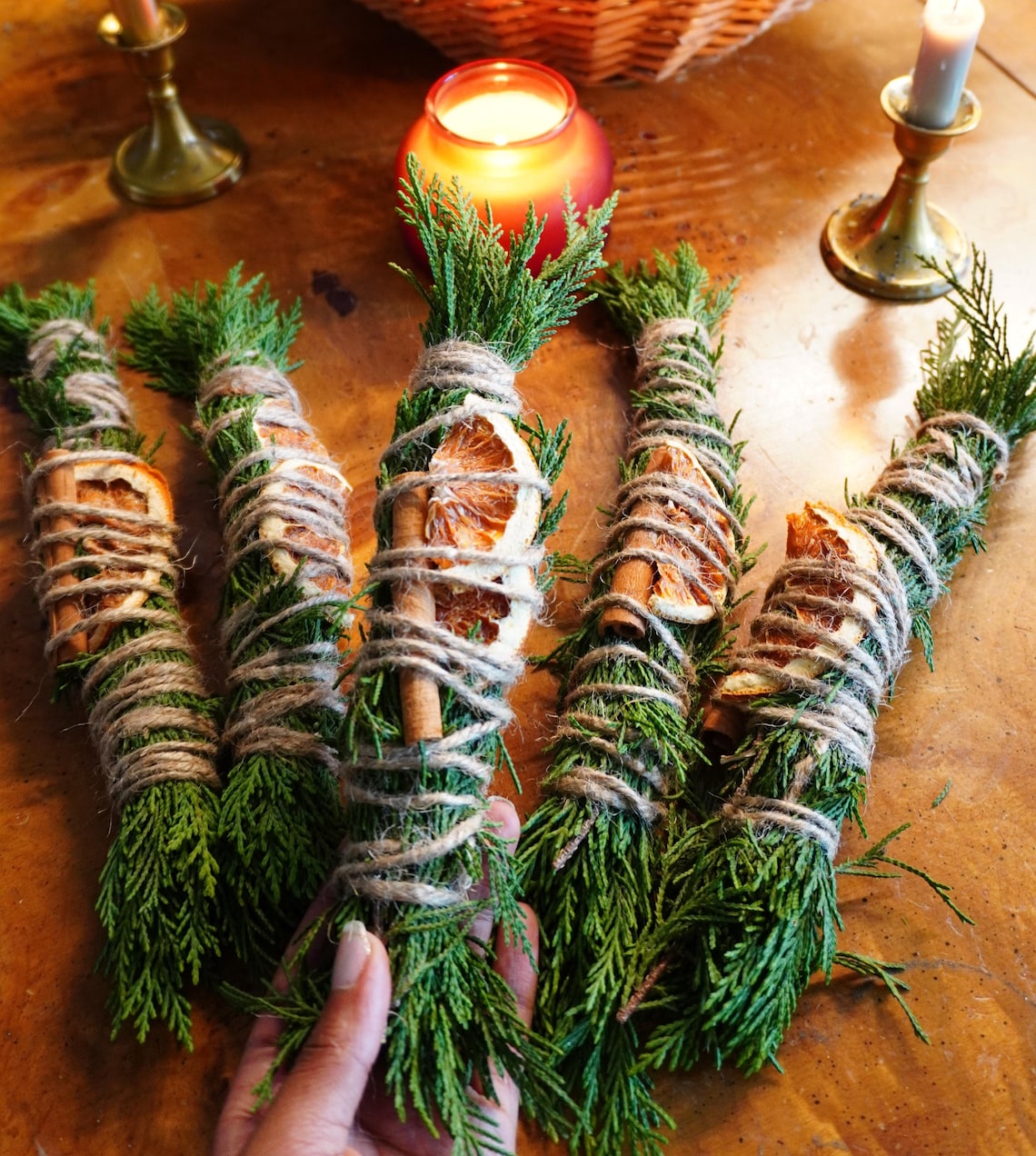 Winter Solstice Cedar Smudge Stick | Smudge Stick | Cedar Stick ...