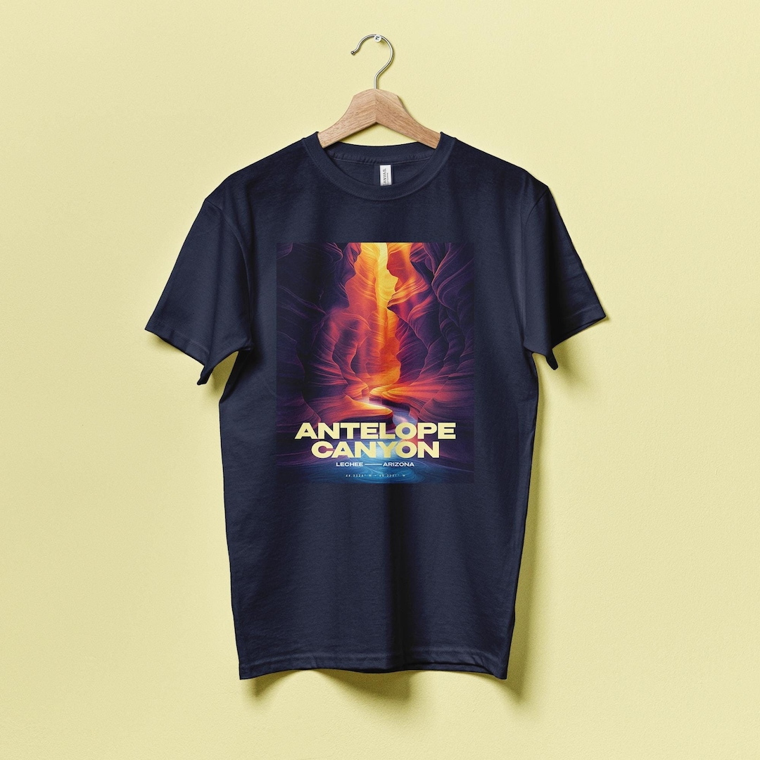 Antelope Canyon T-shirt, Arizona Adventure Clothing, Desert-inspired ...