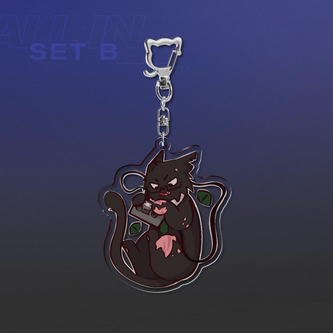 PREORDER the Magnus Archives Jonathan Sims / Catjonathan Sims Keychain ...