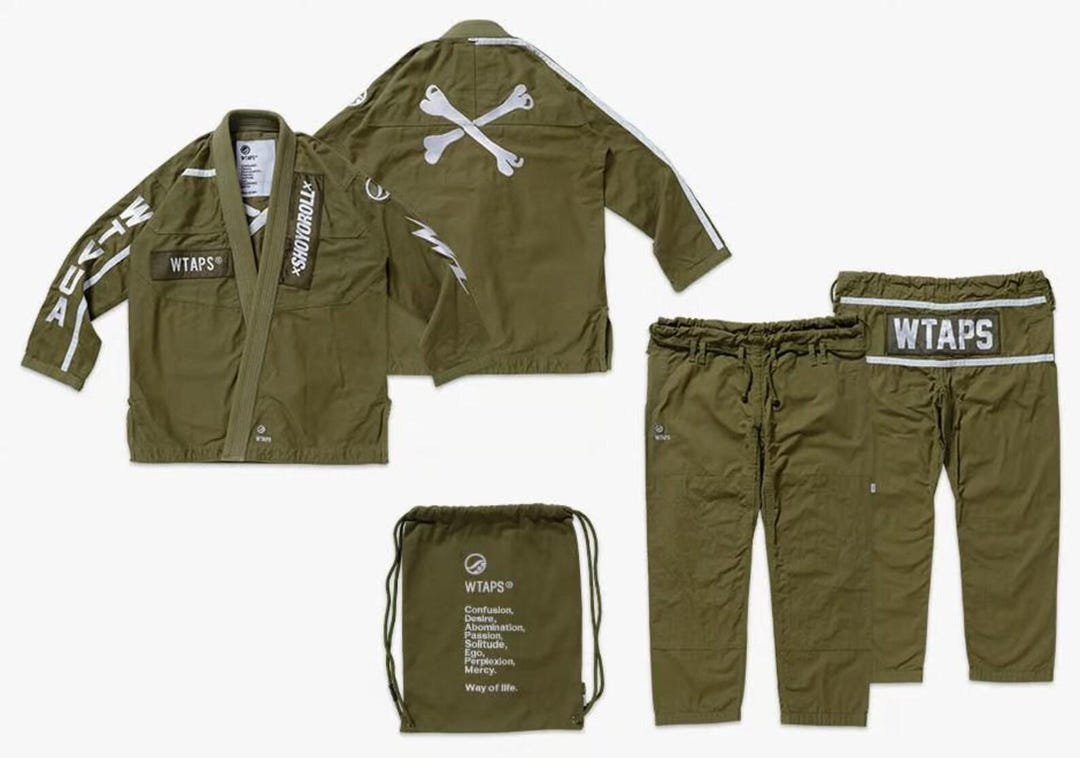 Custom Made Shoyoroll Cut BJJ Gi WTAPS 113 | Jiu-jitsu Kimono 450 GSM ...