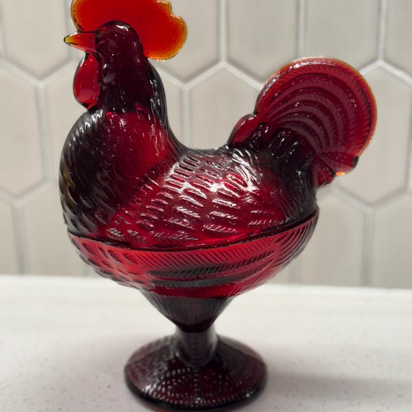 Rooster Candy Dish - Etsy