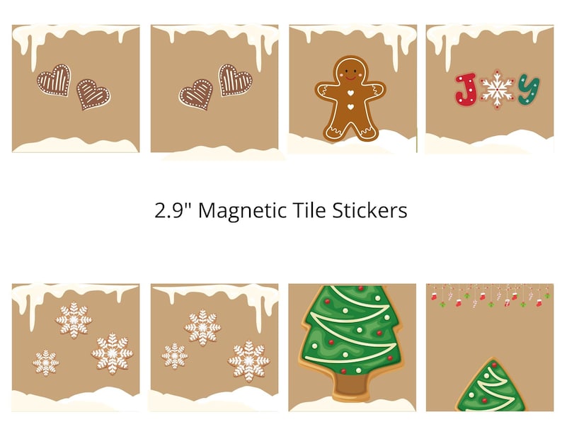 Magnetic Tile Topper Stickers, Printable, Magnatile Picasso Tile ...