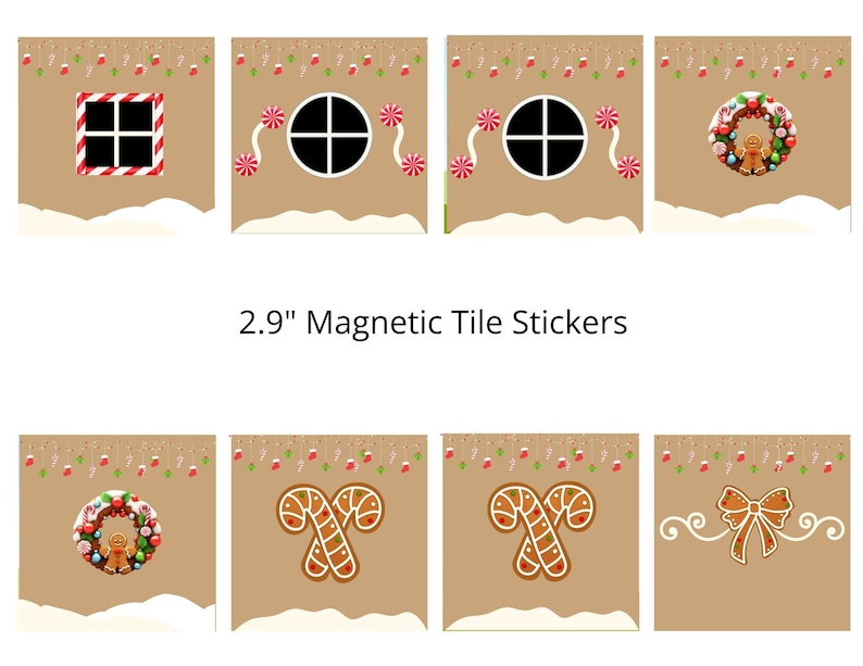 Magnetic Tile Topper Stickers, Printable, Magnatile Picasso Tile ...