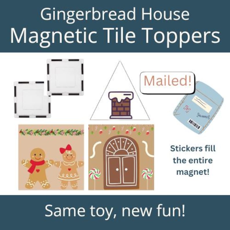 Magnetic Tile Topper Stickers, Printable, Magnatile Picasso Tile ...