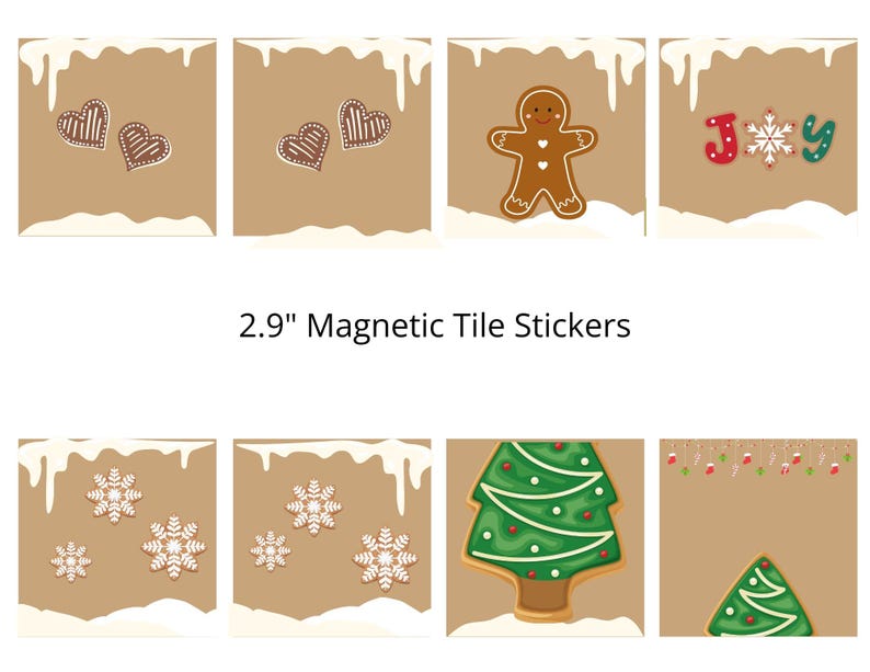 Magnetic Tile Topper Stickers, Printable, Magnatile Picasso Tile ...