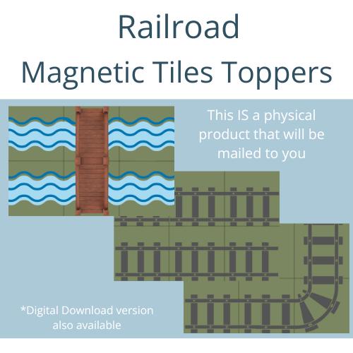 Magnetic Tile Topper Stickers, Printable, Magnatile Picasso Tile ...