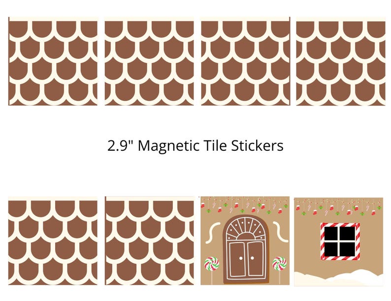 Magnetic Tile Topper Stickers, Printable, Magnatile Picasso Tile ...