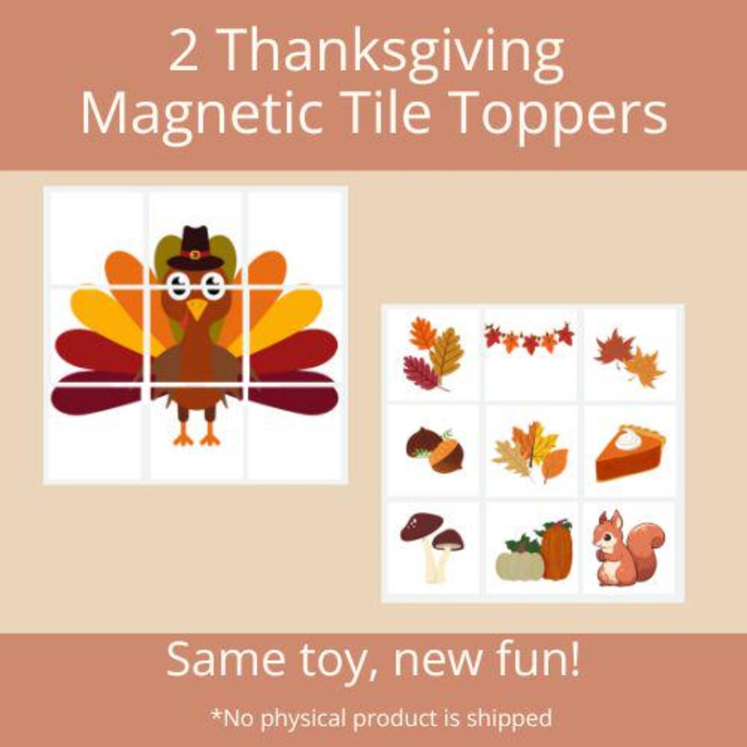 Magnetic Tile Topper Stickers, Printable, Magnatile Picasso Tile ...