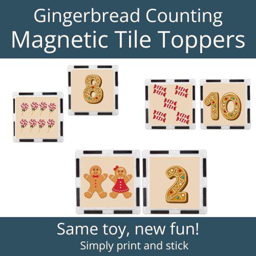 Magnetic Tile Topper Stickers, Printable, Magnatile Picasso Tile ...