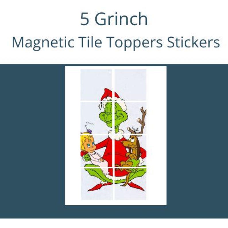 Magnetic Tile Topper Stickers, Printable, Magnatile Picasso Tile ...