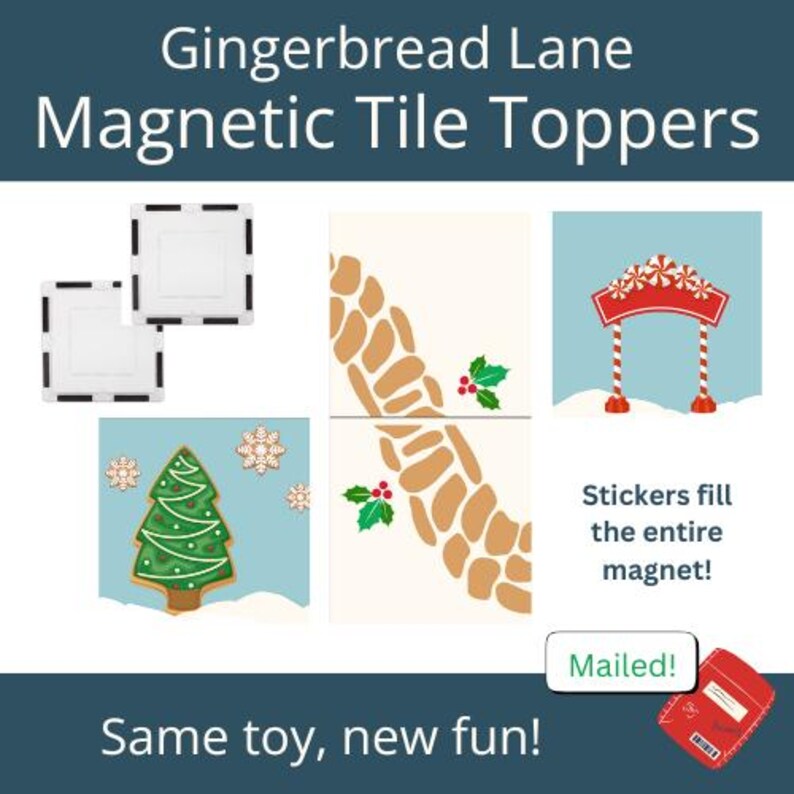 Magnetic Tile Topper Stickers, Printable, Magnatile Picasso Tile ...