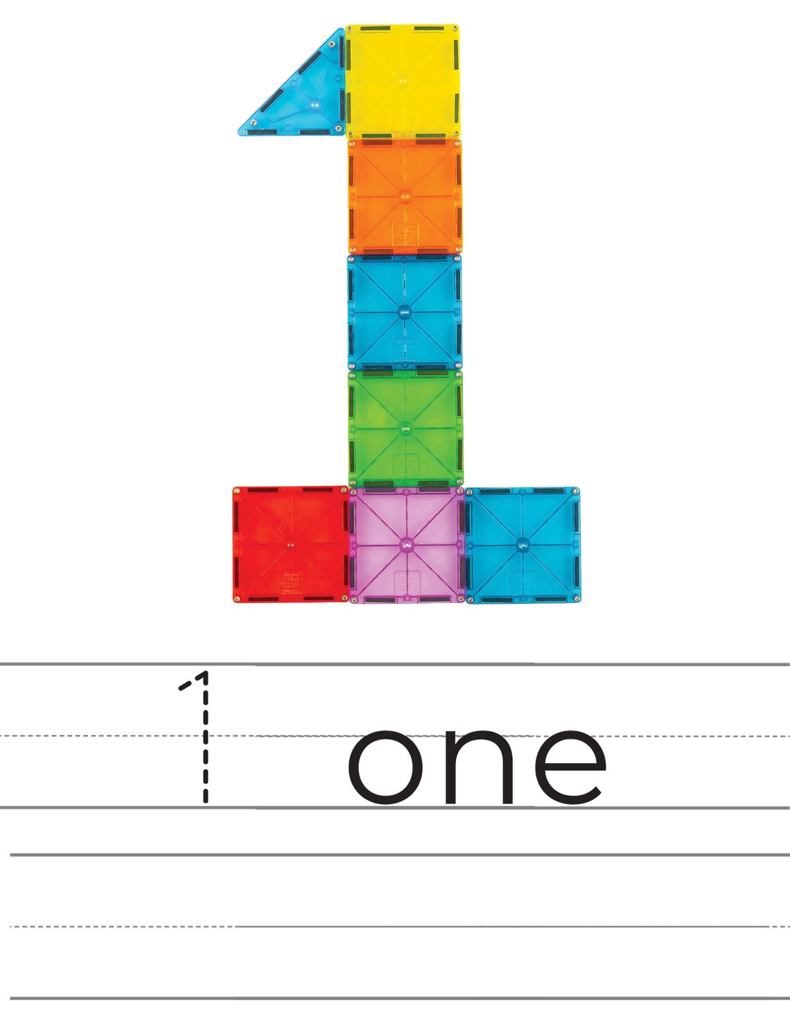 Counting Magnetic Tile Practice Sheets, Printable, Magnatile Picasso ...