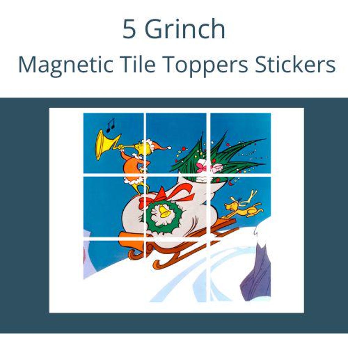 Magnetic Tile Topper Stickers, Printable, Magnatile Picasso Tile ...