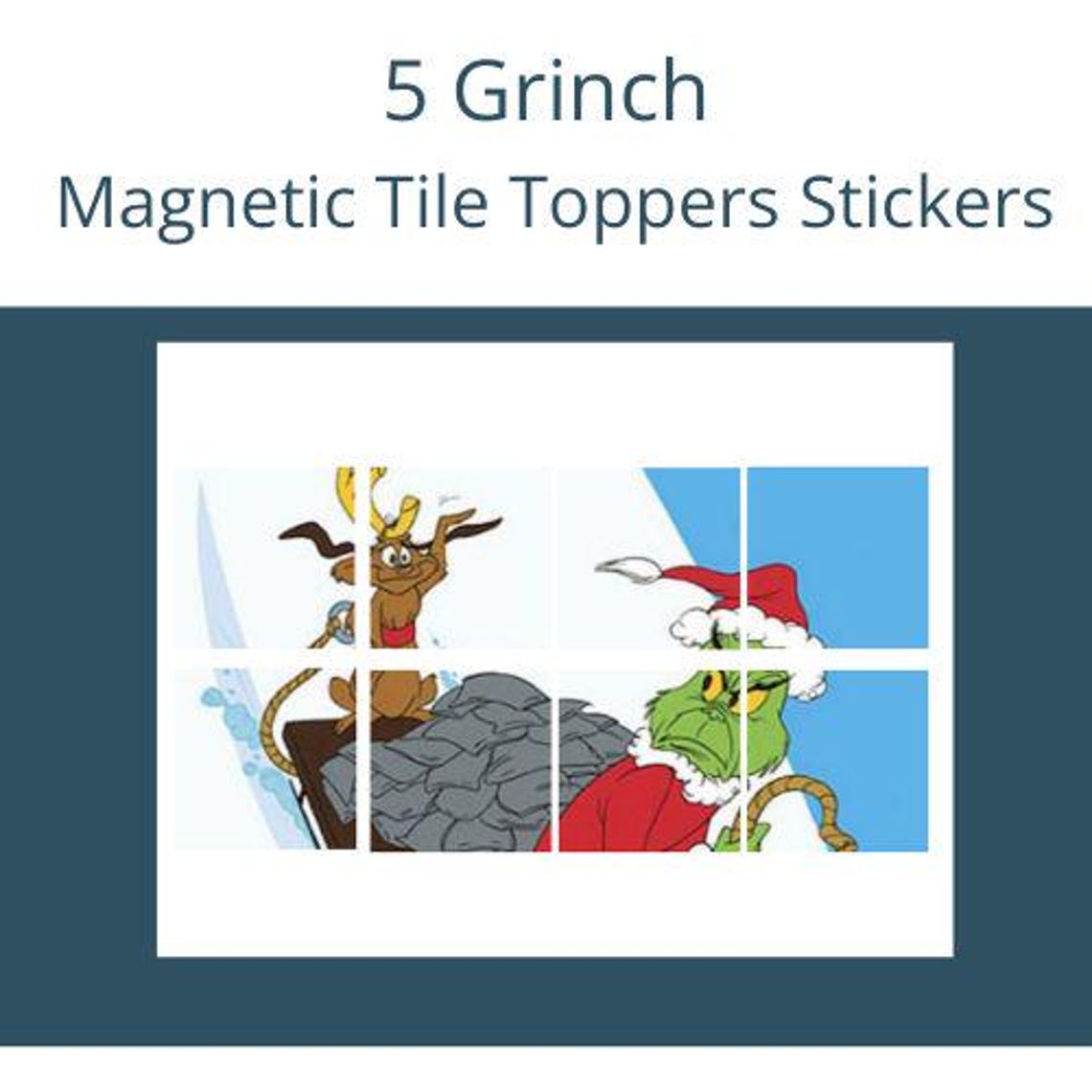 Magnetic Tile Topper Stickers, Printable, Magnatile Picasso Tile ...