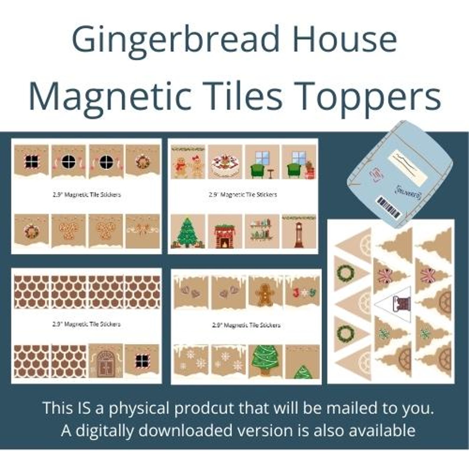 Magnetic Tile Topper Stickers, Printable, Magnatile Picasso Tile ...