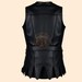 Handmade Mens Leather Gothic Vest, Genuine Leather Gladiator Vest ...