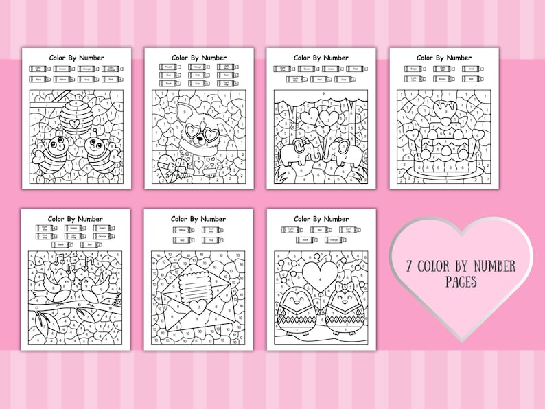 Valentine Coloring Pages for Kids Classroom Activities Valentine Party ...