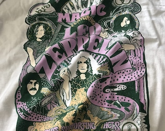 Led Zeppelin Electric Magic Poster - Etsy