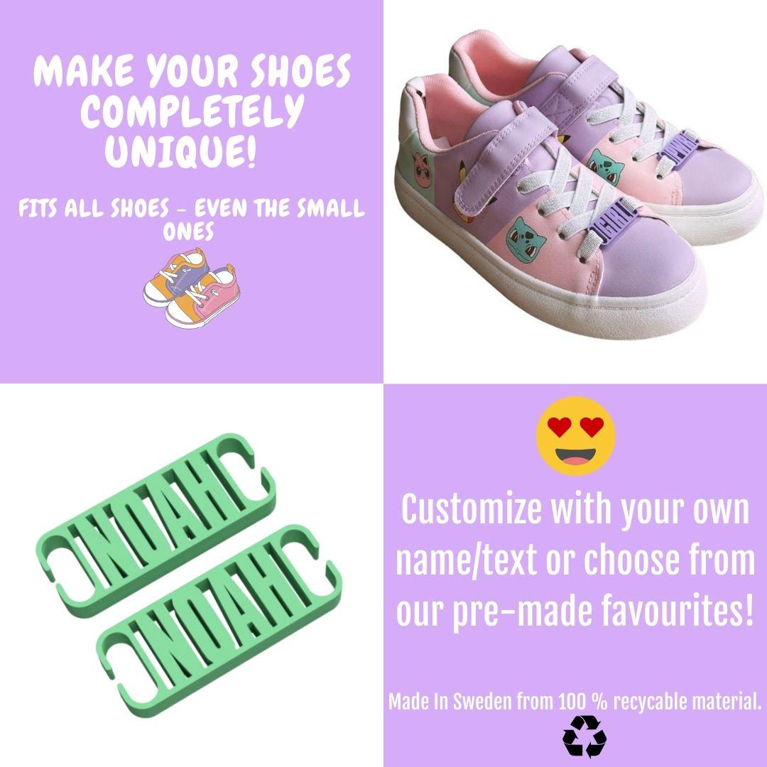 Custom 3D Printed Nametag Personalized Sneakertags 3D Printed Text ...