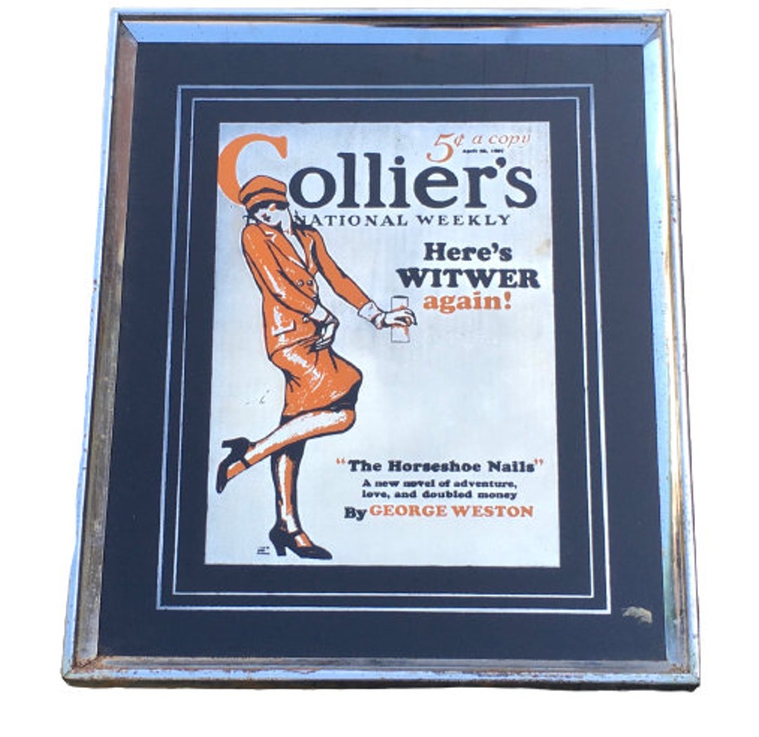 Happy Friday Offers Welcome // Vintage Bar Mirror Colliers Magazine ...