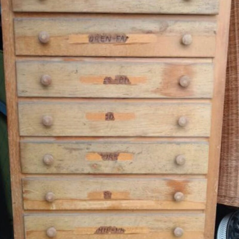 Vintage Map Cabinet - Etsy