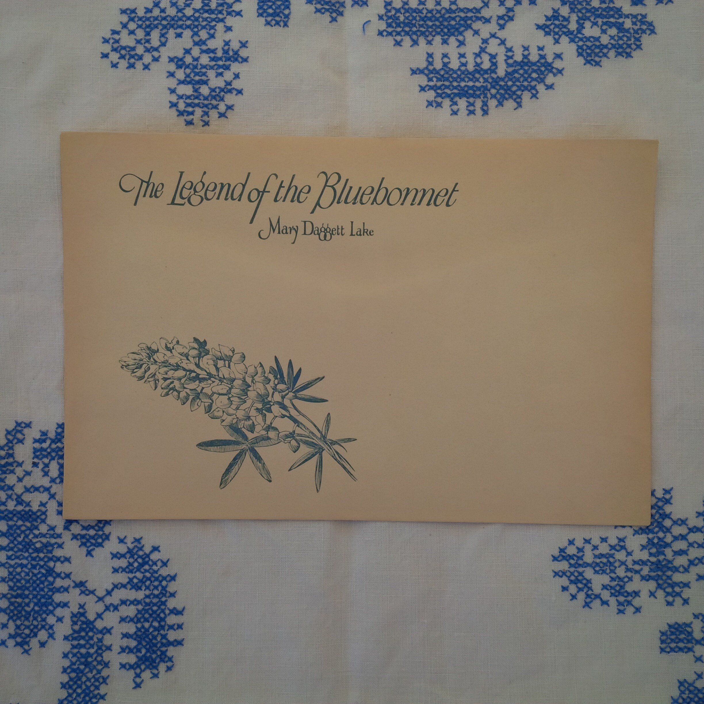 Welcoming All Offers Today // 1926 Antique the Legend of the Bluebonnet ...