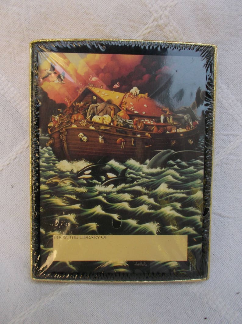 We Love Offers Vintage Noah's Ark Antioch Bookplates // Book Plate ...