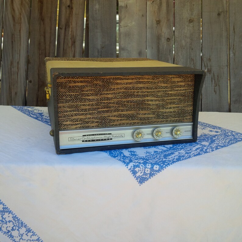 Vintage Portable RCA Victor Stereo Orthophonic Record Player // High ... Vintage Portable RCA Victor Stereo Orthophonic Record Player // High ...