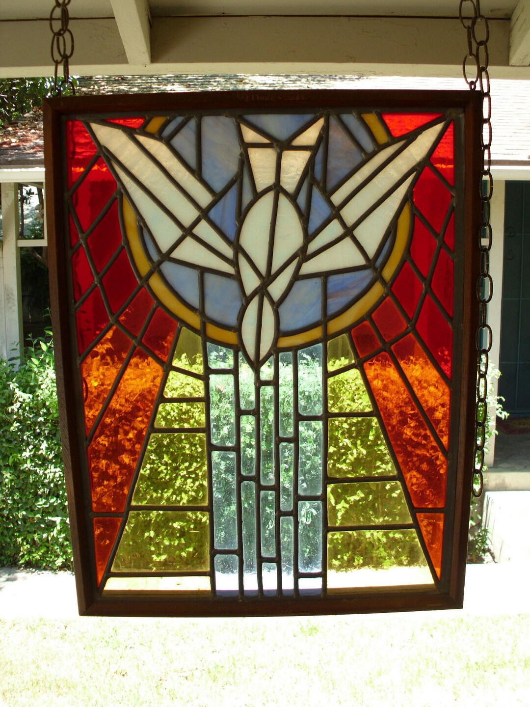 Happy Thursday Vintage Stained Glass Window // Holy Spirit Church ...