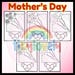 Happy Mother's Day & Father's Day Flower Craft Writing Activity ...
