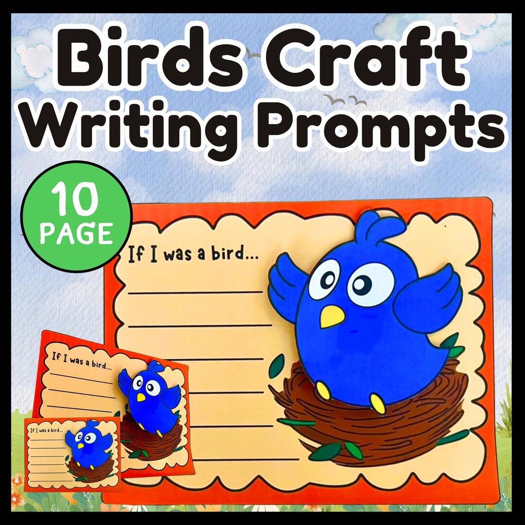Birds Craft Writing Prompts All About Birds Spring Bulletin Board ...