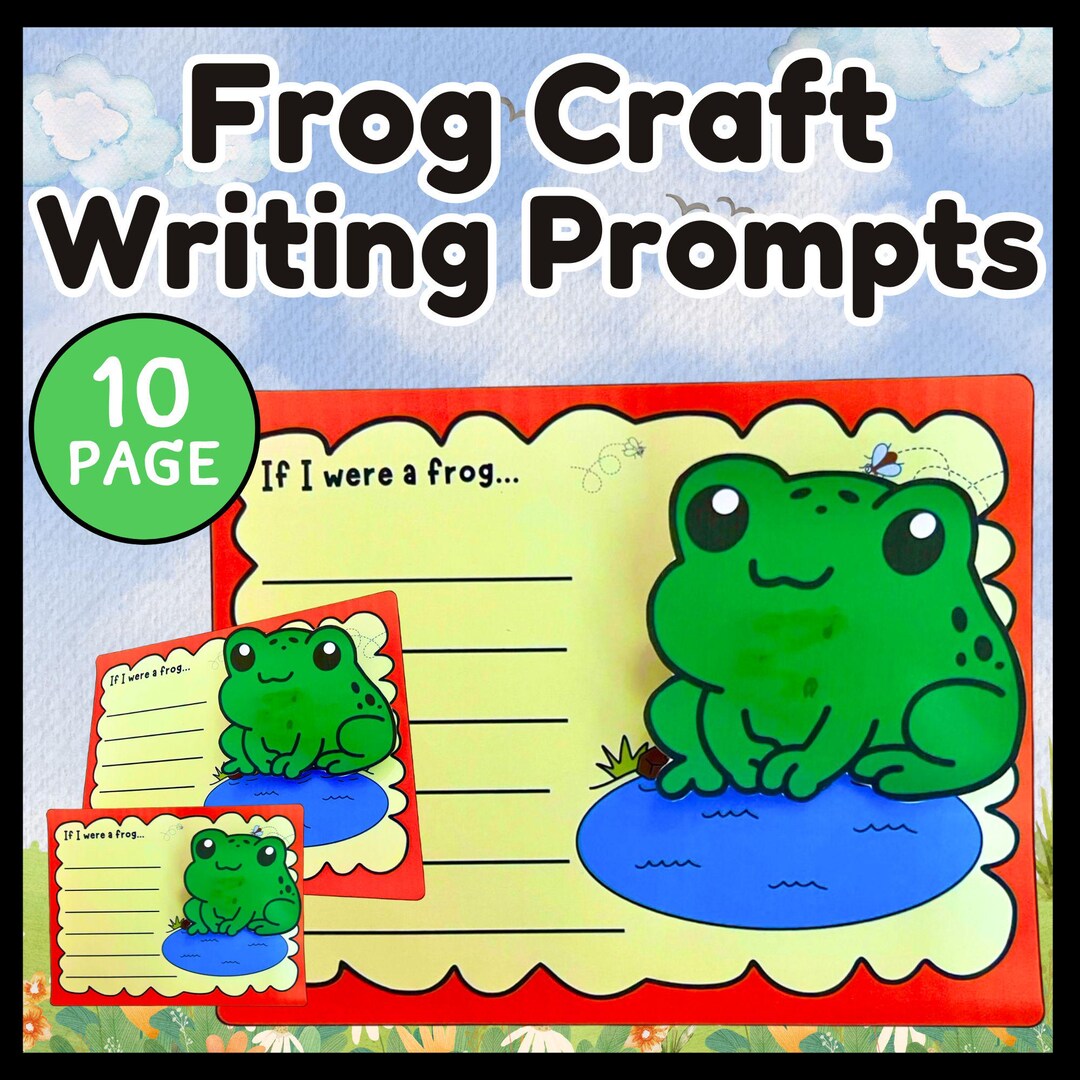Frog Craft Writing Prompts All About Frog Spring Bulletin Board ...