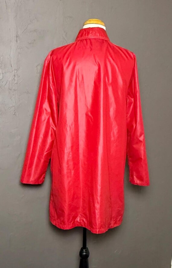1960's Vintage MOD Red Nylon Jacket - Gem